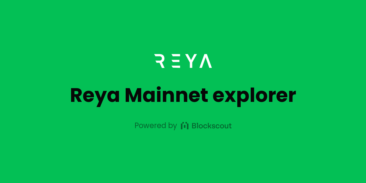 Tokens list - Reya Mainnet explorer | Blockscout